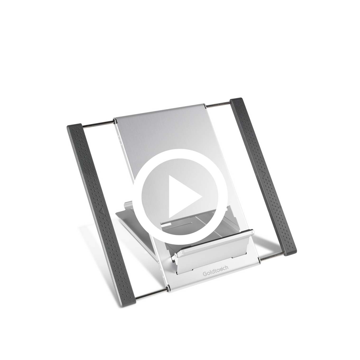 Goldtouch Go! Travel Laptop and Tablet Stand (Aluminum) - KOV-GTLS-0055