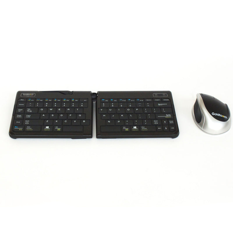 Goldtouch Go!2 Bluetooth Mobile Keyboard & Comfort Mouse ErgoSuite Bundle